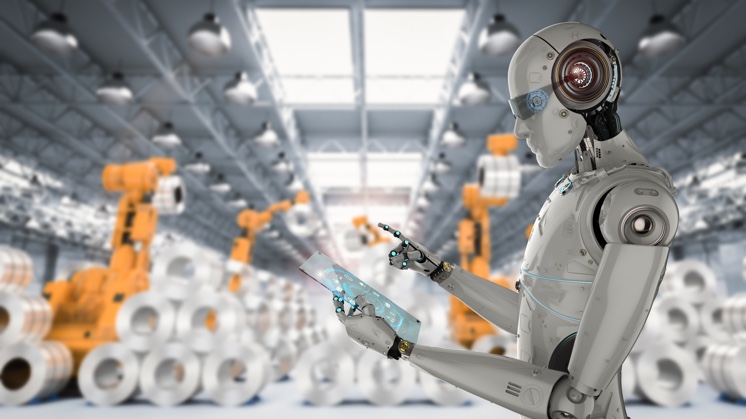 Android robots. Robotics Future & AI - Iberdrola