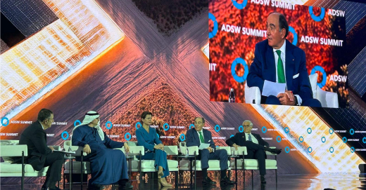 Iberdrola Executive Chairman Ignacio Galán speaks at Abu Dhabi ...